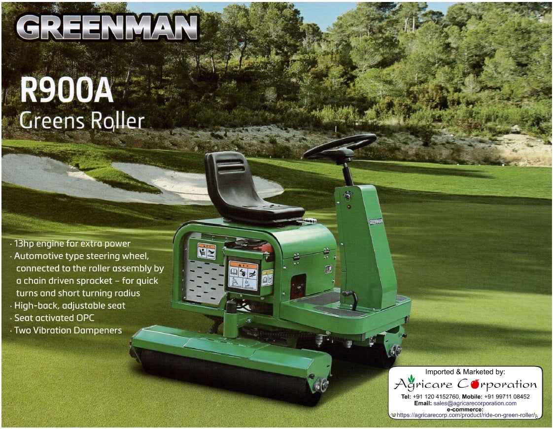 Greenman R900A Greens Roller for Golf Greens & Sports Turf – Agricare ...
